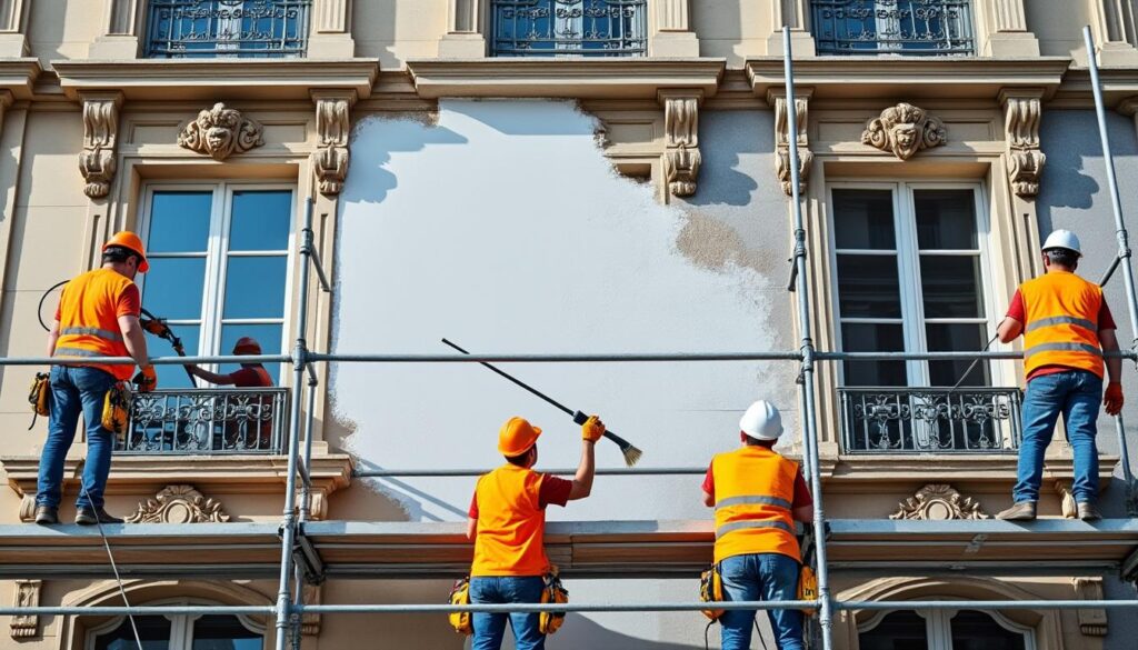 Etapes Ravalement De Facade